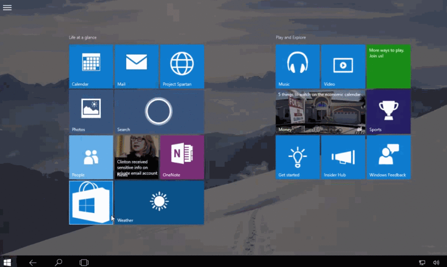 Windows 10 Build 10125 Brings Back Button Feature for Tablets | Tablet News