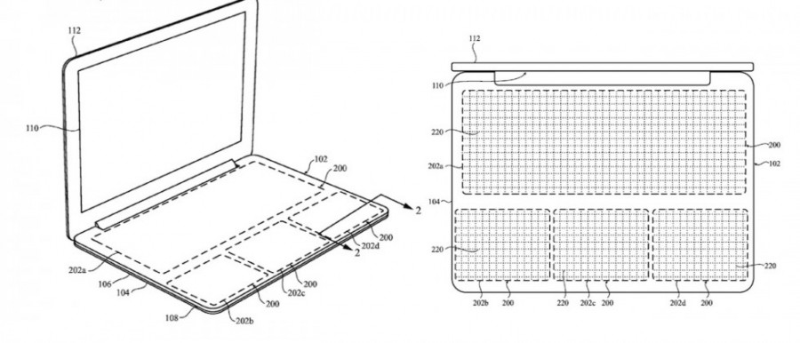 New Apple Patent Details MacBook With Touchpad Keyboard, Haptic ...