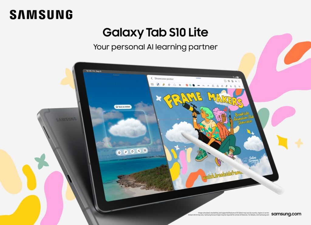Samsung Galaxy Tab S10 Lite is official: 10.9-inch display, AI features ...